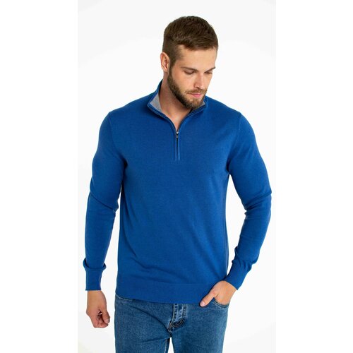 Пуловер , размер XL, синий, голубой