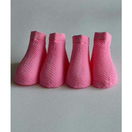 Носки РОЗА 2 пары, размер 6-12 месяцев, розовый