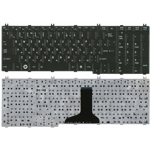 Клавиатура для ноутбука Toshiba C650 C660 L650 L750 глянцевая p/n: NSK-TN00R, NSK-TN0SC, NSK-TN0SU