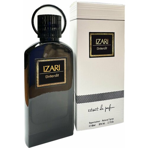 Духи женские iZARi LINTERDIT, стойкий парфюм на 72 часа, парфюмерная вода/туалетная вода с восточным ароматом, арабские духи, 80 мл