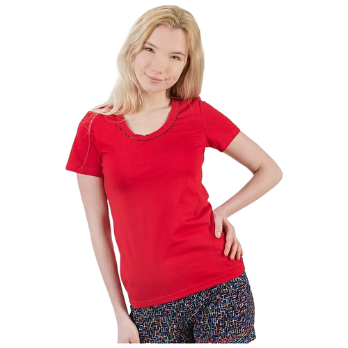 Пижама  Монотекс, размер 46, красный