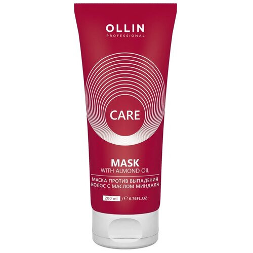 OLLIN Professional Care Маска против выпадения волос с маслом миндаля, 215 г, 200 мл, туба