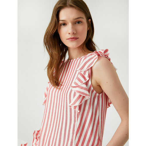 Блуза KOTON, размер 42, розовый