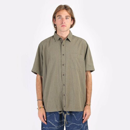 Рубашка FrizmWORKS, Checked String Half Shirt, размер XL, зеленый