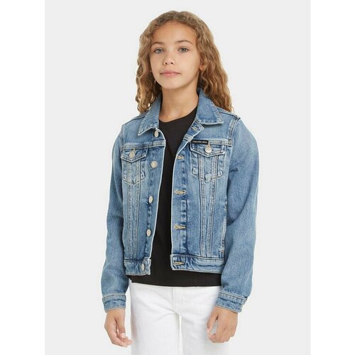 Джинсовая куртка Calvin Klein Jeans, размер 10Y [MET], синий