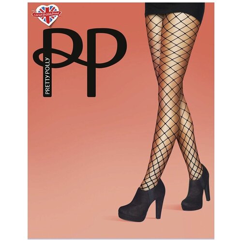 Колготки Pretty Polly Premium Fashion, размер S-L, черный