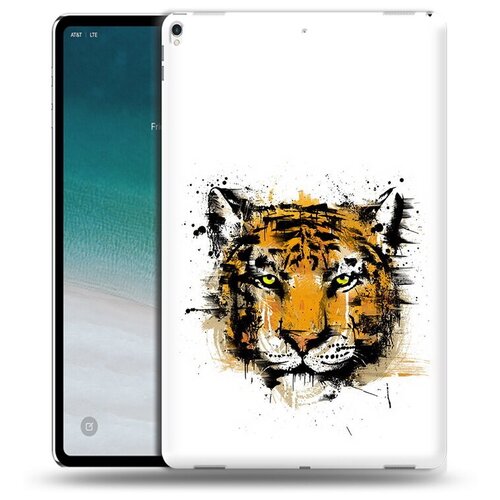 Чехол задняя-панель-накладка-бампер MyPads тигруля для iPad Pro 12.9 (2018) A1895/A1983/A2014 противоударный