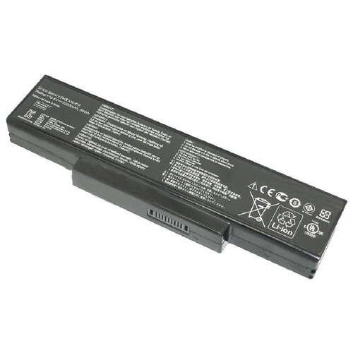 Аккумуляторная батарея для ноутбука Asus K72 (A32-K72) 10,8V 56Wh черная