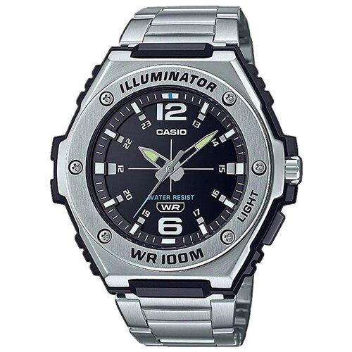 Наручные часы CASIO Collection Men MWA-100HD-1AVEF, черный, серебряный