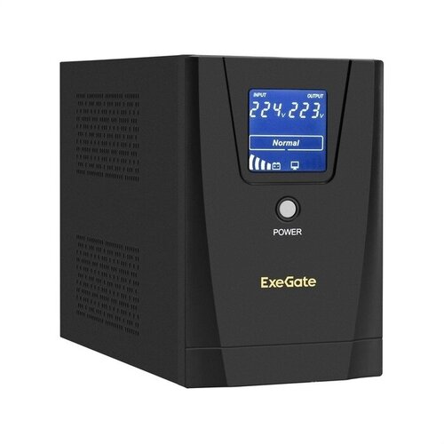 Exegate EX292804RUS ИБП ExeGate SpecialPro Smart LLB-1600. LCD. AVR.2SH.3C13. USB