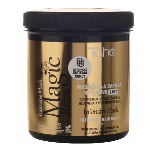 TAHE Маска для волос 3в1 Magic Rizos Intensive