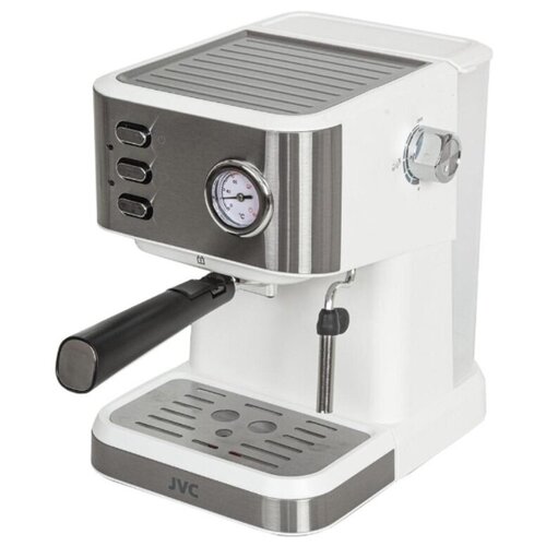 Кофеварка рожковая JVC JK-CF33 white, Мощность 1050 Вт, Давление 20 бар