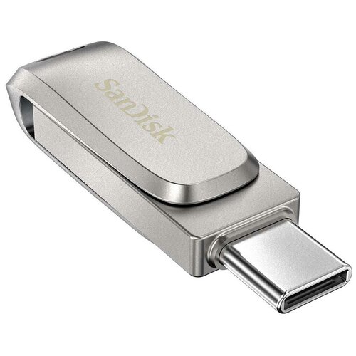 USB Flash накопитель 128GB SanDisk Ultra Dual Drive Luxe (SDDDC4-128G-G46) USB 3.0 + Type C (OTG) Серый