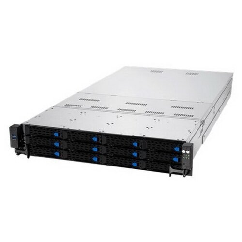 Сервер ASUS RS720-E10-RS12 (90SF00Z3-M00920) без процессора/без ОЗУ/без накопителей/количество отсеков 3.5" hot swap: 12/2 x 1600 Вт/LAN 10 Гбит/c
