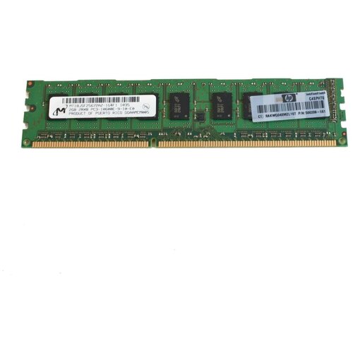 Оперативная память HP 2Gb Unbuffered ECC PC3-10600 [500209-061]