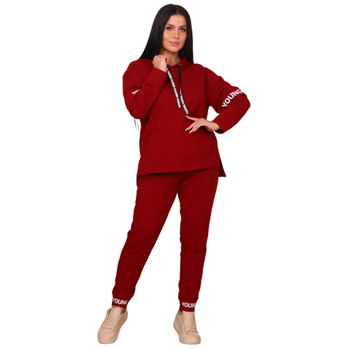 Комплект одежды Dianida, размер 54, бордовый