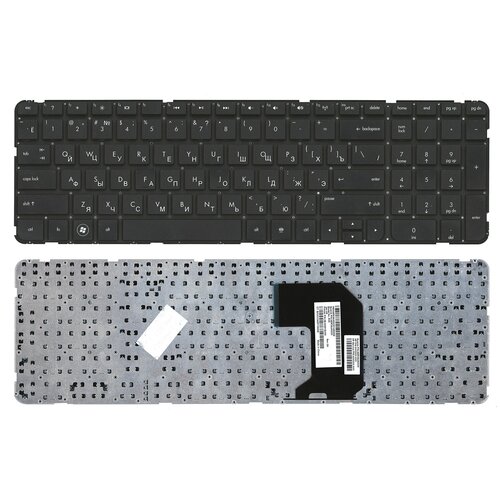 Клавиатура для ноутбука HP Pavilion G7-2100ss черная без рамки