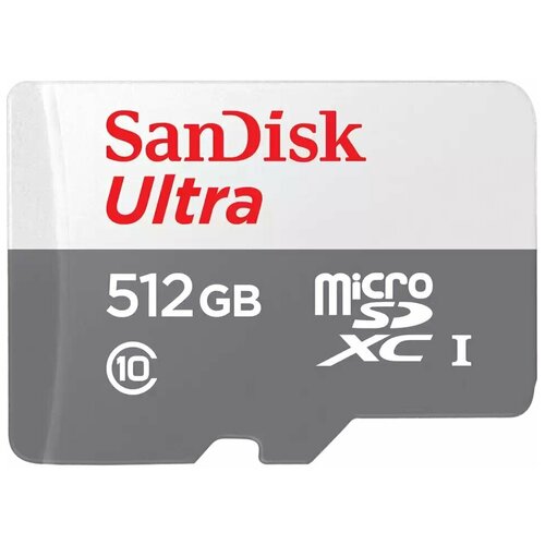 Карта памяти Sandisk micro SDXC 512Gb Ultra Class 10 UHS-I (100/10 MB/s)