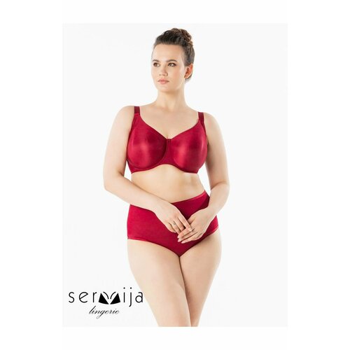 Бюстгальтер Sermija, размер 85C, бордовый