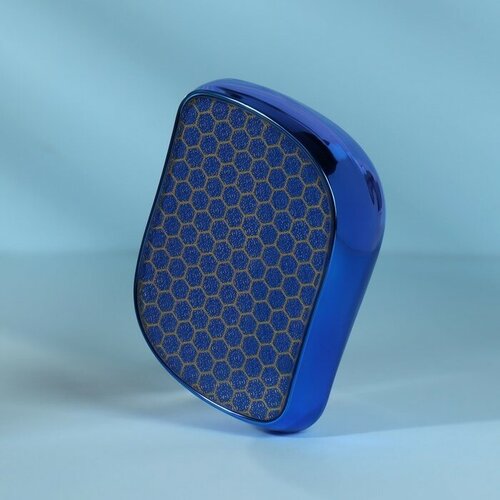 Стеклянная нано-тёрка для ног, 9 × 6,5 × 3 см, в картонной коробке, цвет синий