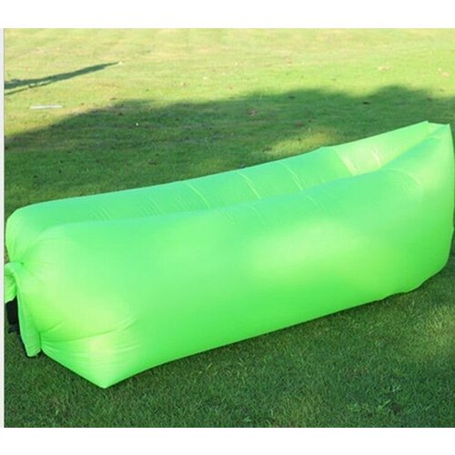 Надувной диван, ламзак, пляжный надувной диван с сумкой для хранения, зеленый