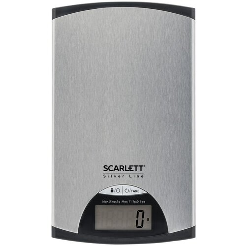 Весы кухонные электронные SCARLETT серебристый/рисунок (SC-KS57P72)