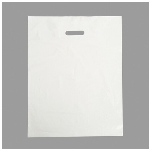 Набор полиэтиленовых пакетов, Белый 50-60 См, 70 мкм, набор 10 шт