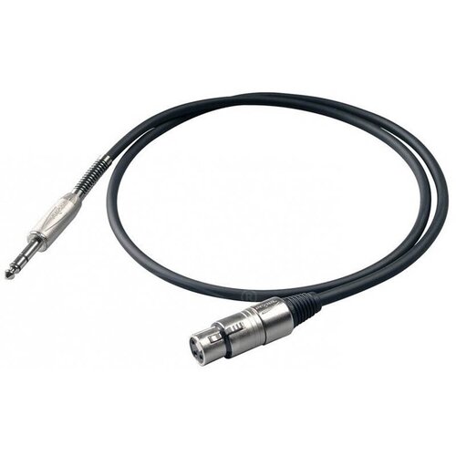 Шнур Proel 6.3mm Jack - XLR 3m BULK210LU3