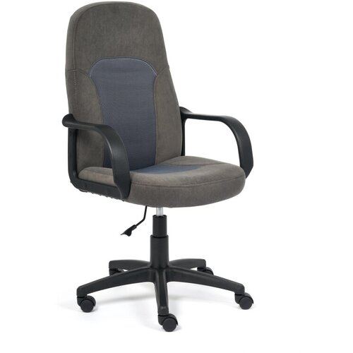 Кресло офисное Tetchair PARMA, флок/ткань, серый, 29/TW-12