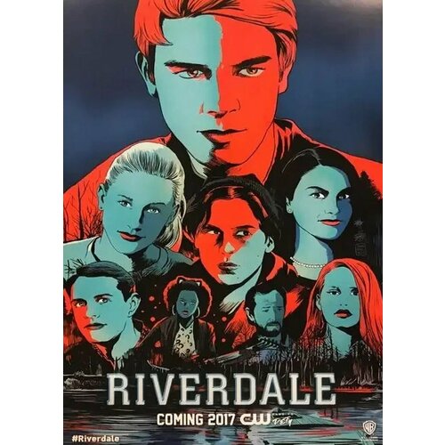 Плакат, постер Riverdale, сериал. Ривердейл на бумаге, размер 21х30см