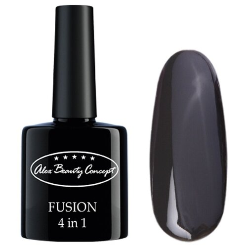 Alex Beauty Concept Гель-лак Fusion 4 in 1 Gel, 7.5 мл, темно-графитовый