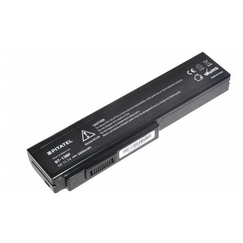 Аккумуляторная батарея усиленная Pitatel Premium для ноутбука Asus N53Jf (6800mAh)