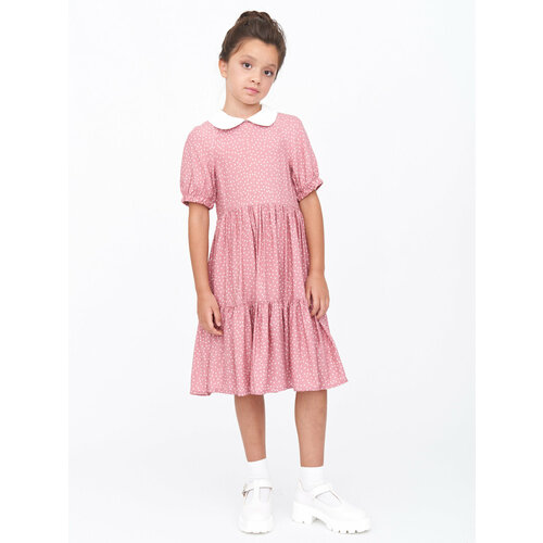 Школьное платье Prime Baby, размер 128-134, розовый