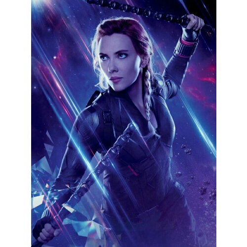 Плакат, постер на холсте Avengers: Endgame Collection /Мстители: Финал/Черная вдова/искусство/арт/абстракция/творчество. Размер 42 на 60 см