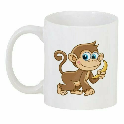 Кружка, пиала, чашка, стакан, супница для детей, детское, обезьянка, обезьяна.