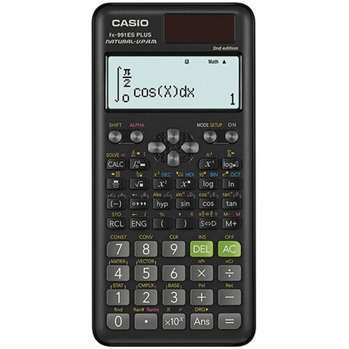 Калькулятор инженерный CASIO FX - 991ES PLUS - 2SETD (162х77 мм), 417 функций, двойное питание, сертифицирован для ЕГЭ