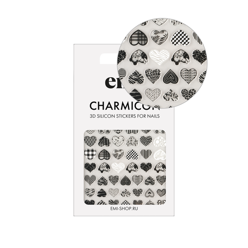 Charmicon 3D Silicone Stickers №245 Чувства