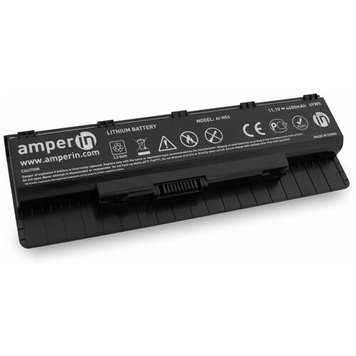 Аккумуляторная батарея Amperin для ноутбука Asus N46VJ (4400mAh)