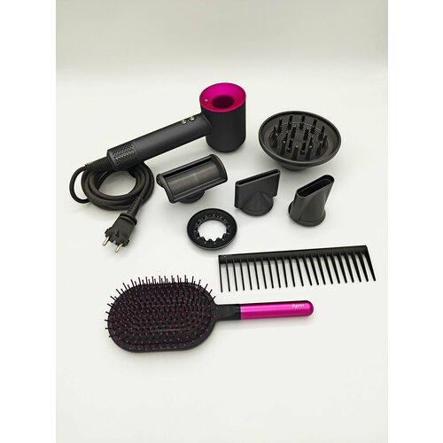 Фен для волос и две расчёски Super hair Dryer, комплект для ухода за волосами