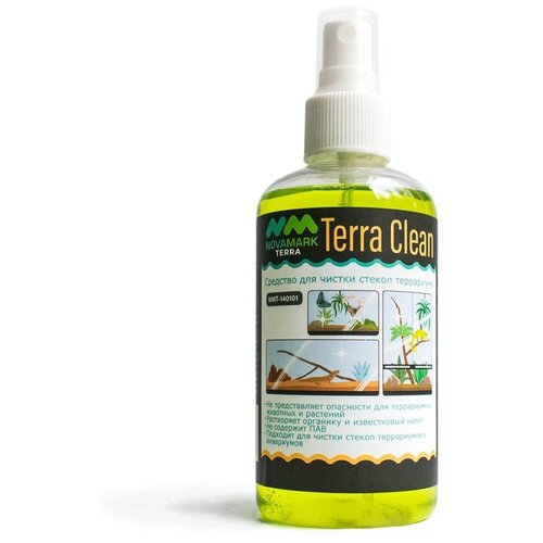 Средство для чистки стекол террариума NOVAMARK TERRA CLEAN 200мл