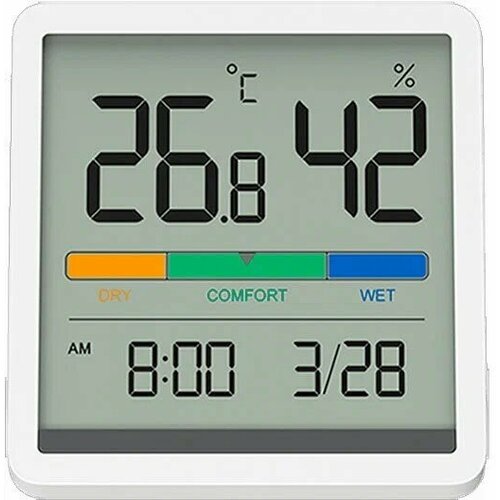 Метеостанция Xiaomi BEHEART Temperature and Humidity Clock Display W200 белая