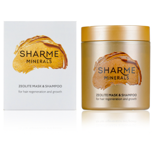 Маска-шампунь цеолитовая для восстановления и роста волос SHARME MINERALS, 162 Г. Маска для волос.