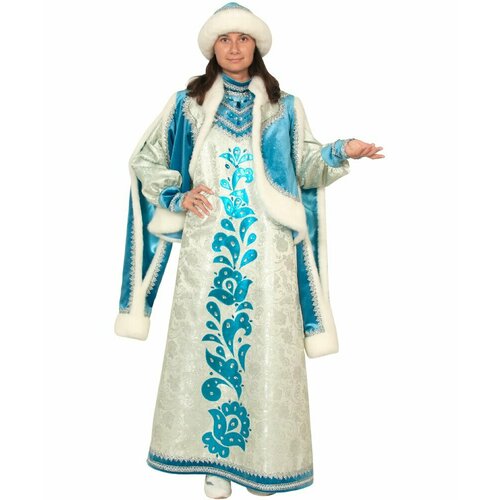Карнавальный костюм "Снегурочка Хохлома" (18146) 46-48