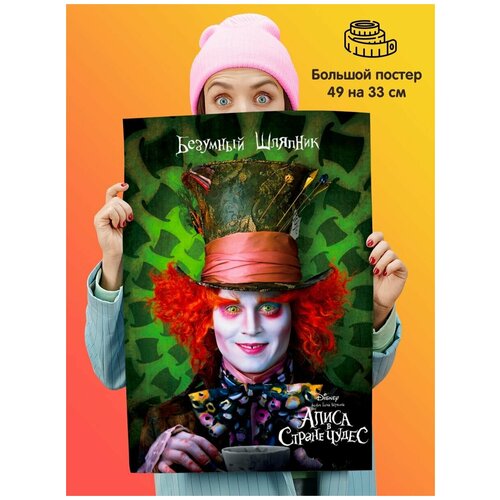 Постер плакат Alice in Wonderland Безумный Шляпник