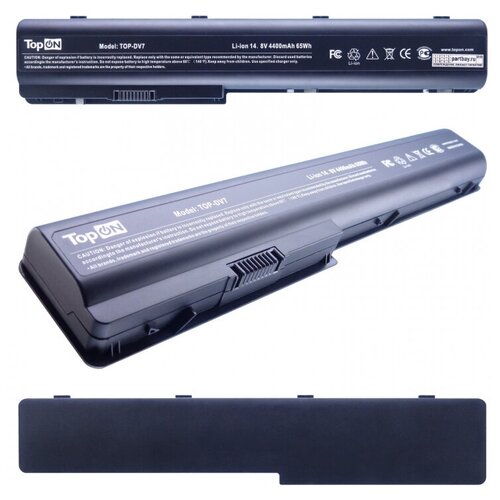 Аккумулятор для HP Pavilion DV7-1103TX 14.8V 4400mAh 63Wh TopON