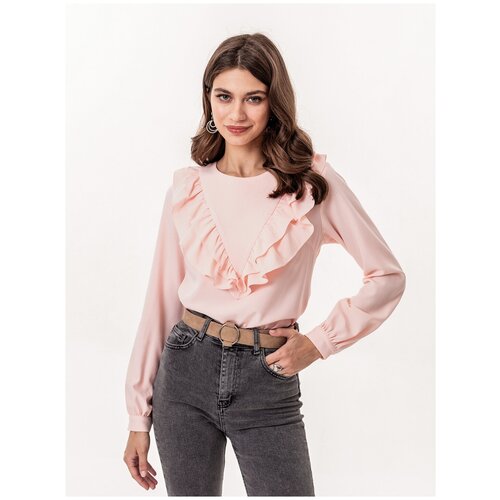 Блуза VIAVILLE, размер 48, розовый