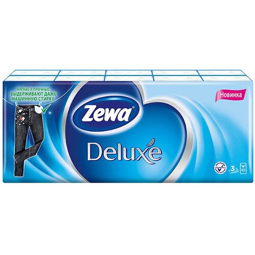 Носовые платки Zewa Deluxe, 10 штук