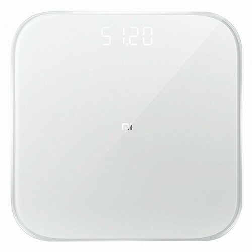 Весы напольные XIAOMI Mi Smart Scale 2 электронные до 150 кг квадрат стекло белые 456461 (1)