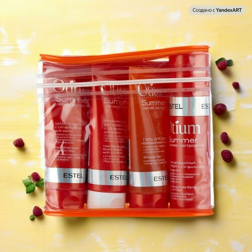 ESTEL Набор в косметичке "Лето с собой" OTIUM SUMMER (ш100+бм100+спр100+гдд100)