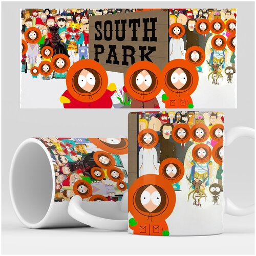 Кружка RocketCup с принтом "Южный парк" South Park